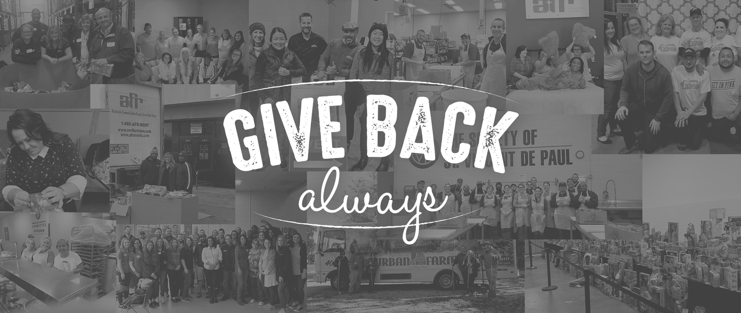 AFR GIVES BACK – AGAIN! - AFR Furniture Rental and AFR Event ...
